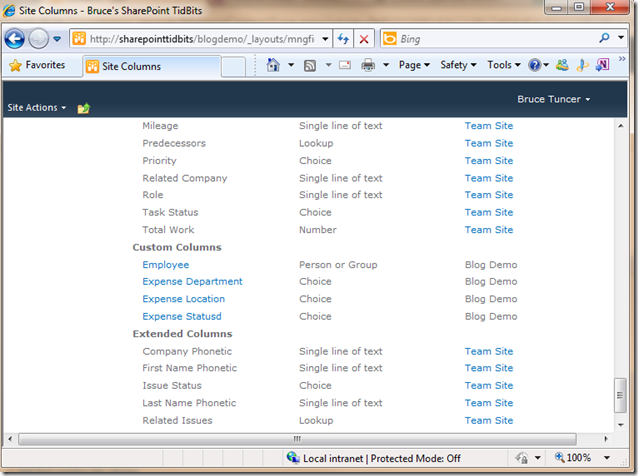 SharePoint TidBits: Nested/Inherited Content Types in SharePoint 2010
